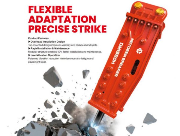 Top Type Hydraulic Breakers for Mining & Demolition Efficiency - Metdeem